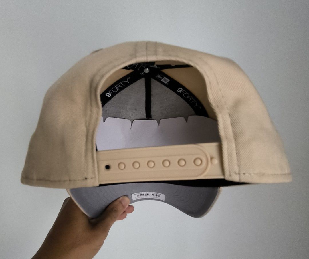 CAP NEW ERA 9FORTY A FRAME OAT MILK COLOUR ( ORIGINAL), Men's Fashion ...