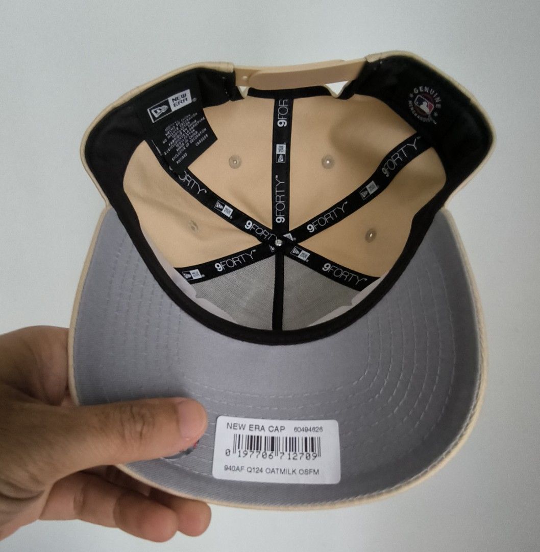 CAP NEW ERA 9FORTY A FRAME OAT MILK COLOUR ( ORIGINAL), Men's Fashion ...