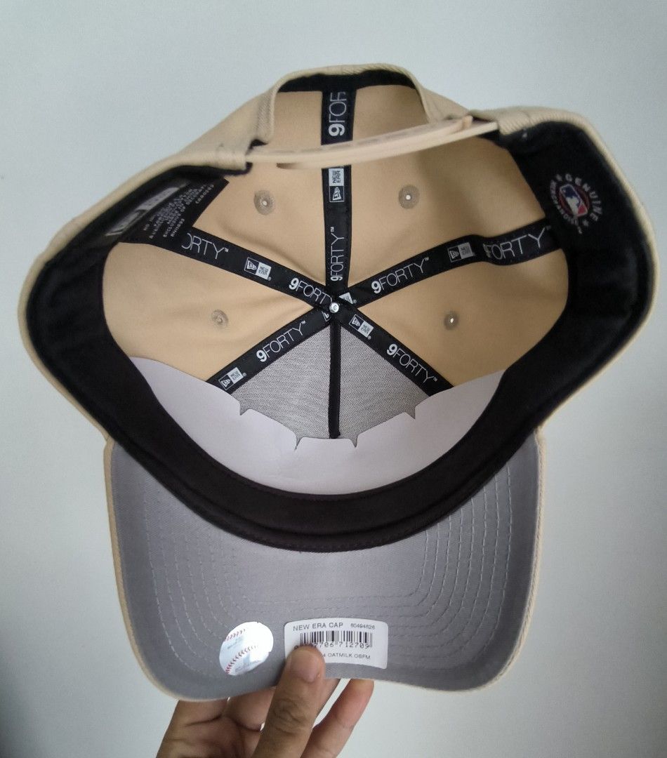CAP NEW ERA 9FORTY A FRAME OAT MILK COLOUR ( ORIGINAL), Men's Fashion ...