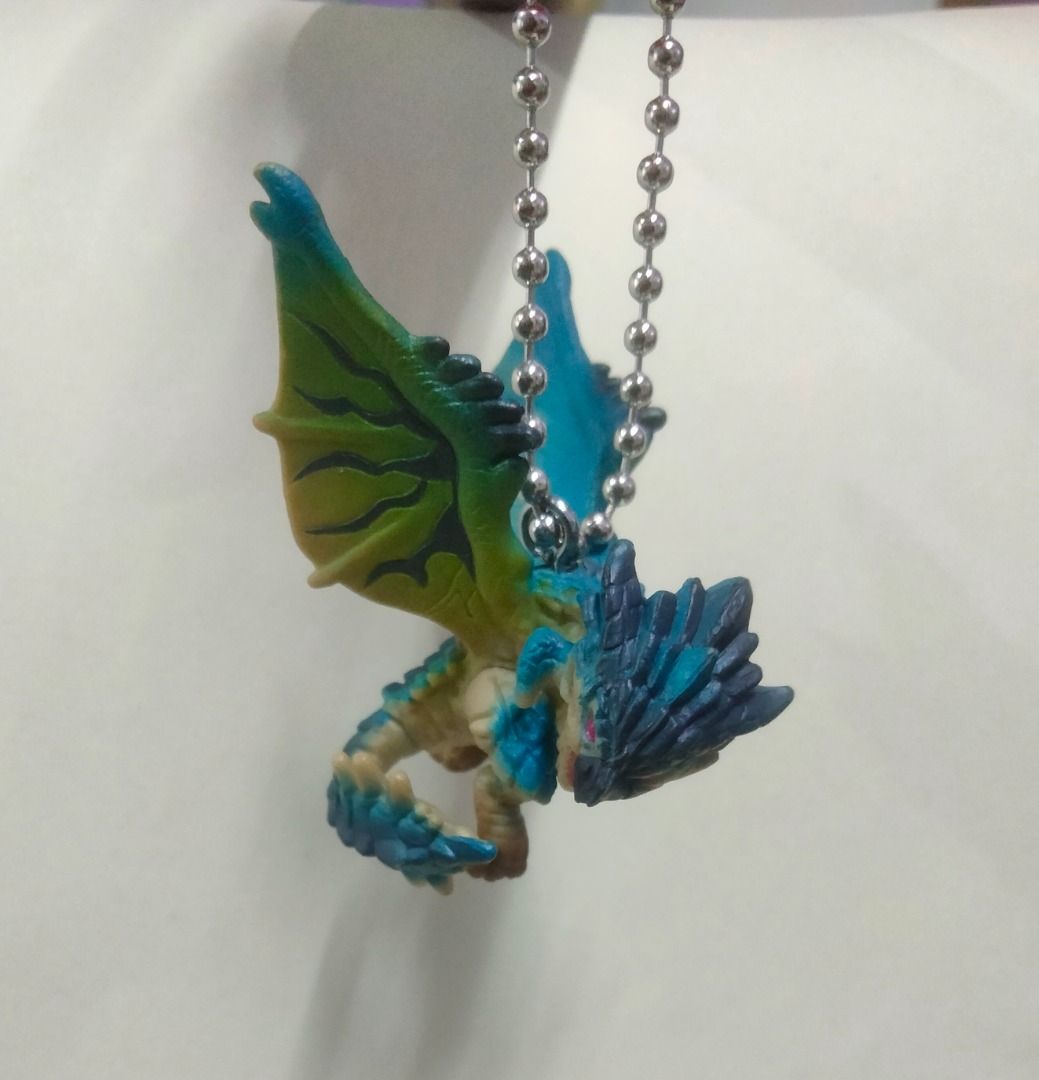 Capcom Monster Hunter Chibi Mini Figure Keychain - AZURE RATHALOS chibi ...