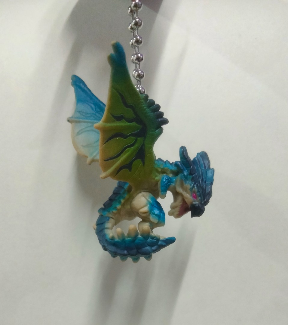 Capcom Monster Hunter Chibi Mini Figure Keychain - AZURE RATHALOS chibi ...