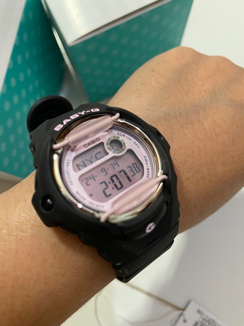 Casio Baby G 3531 Hitam pink, Fesyen Wanita, Jam Tangan di Carousell
