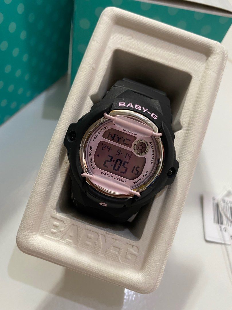 Casio Baby G 3531 Hitam pink, Fesyen Wanita, Jam Tangan di Carousell