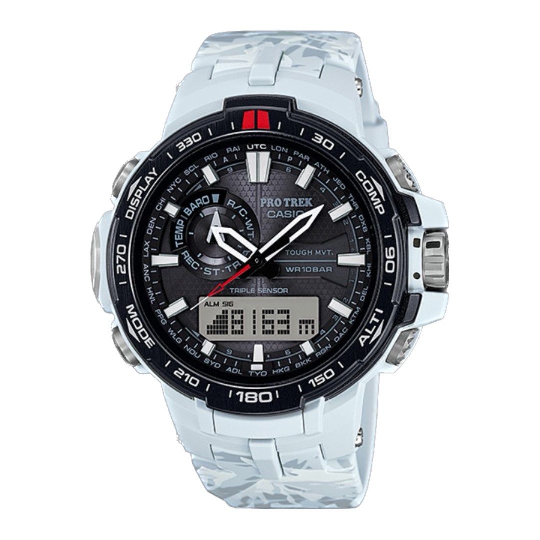 Casio Pro Trek Pro-Trek Solar Powered Triple Sensor Wave Ceptor Radio ...