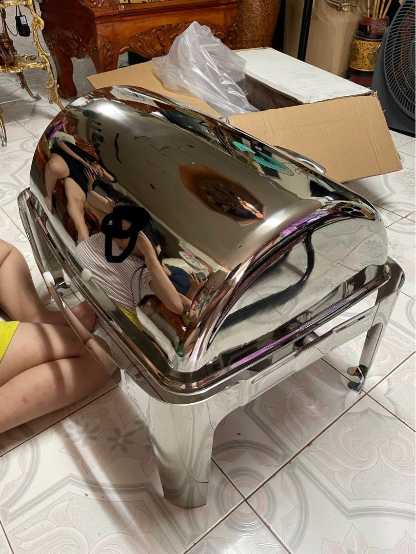 Chafing dish Roll top full sized, TV & Home Appliances, Kitchen ...