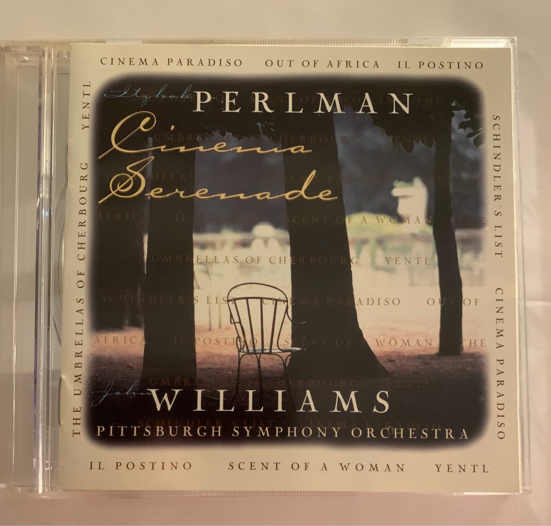 無底紙，Cinema Serenade / Itzhak Perlman,Violin, John Williams, cd, USA, 興趣 ...