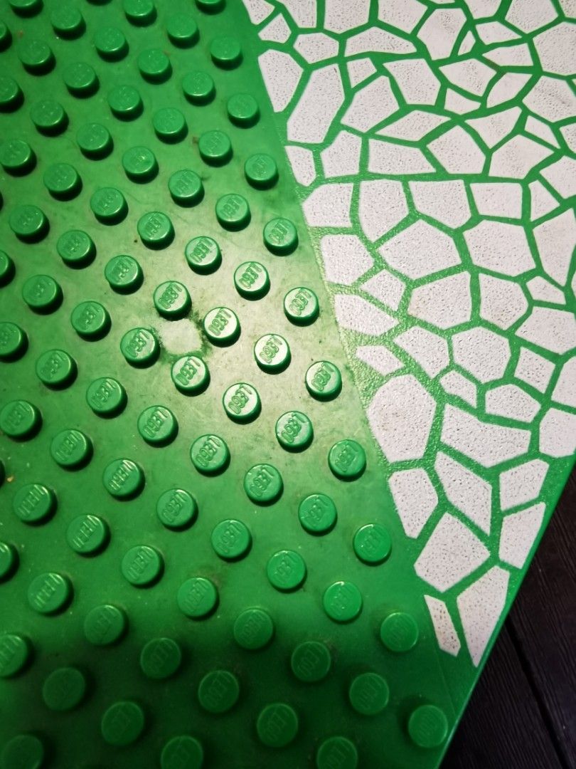 Classic Lego Green Baseplate with Road Printed, Hobbies & Toys, Toys ...