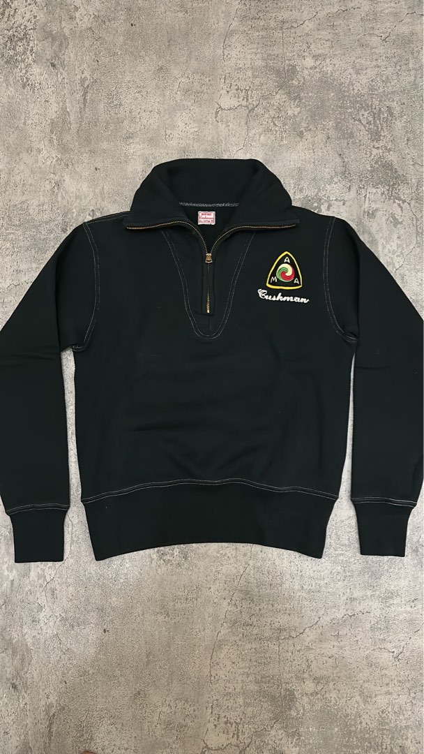cushman motocylce AMA jersey halfzipp (schott,vanson,buco,filson,iron ...