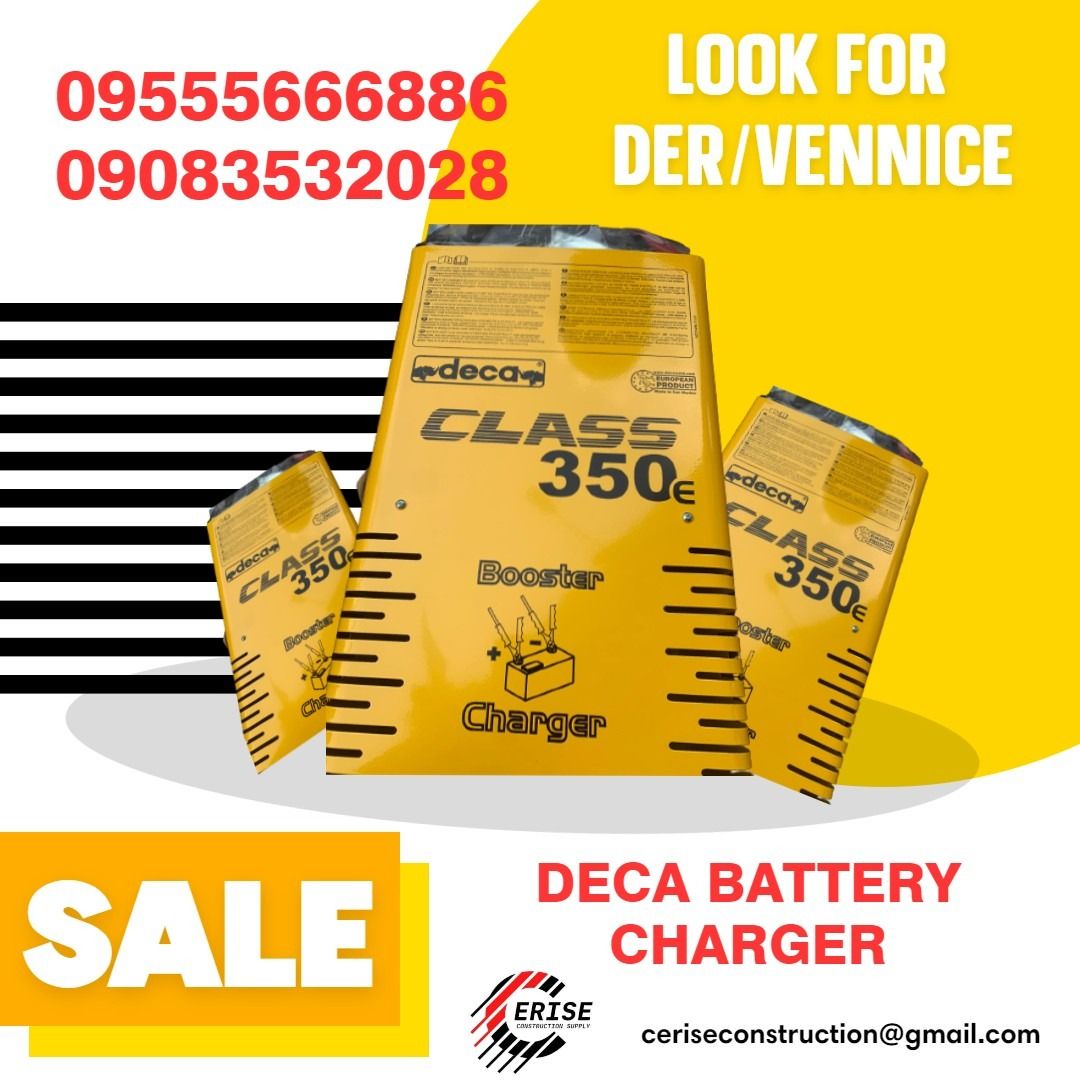 DECA BATTERY CHARGER, Commercial & Industrial, Construction Tools ...