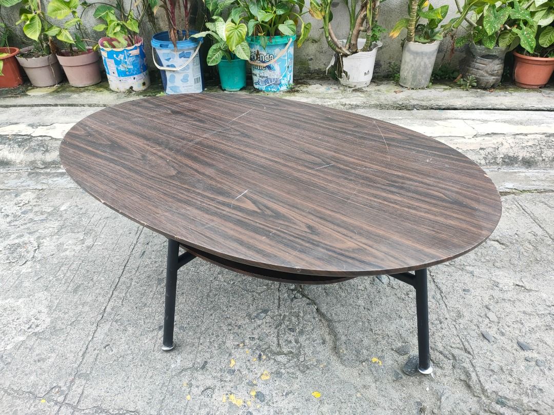 Elmo Center Table Oval Shaped, Furniture & Home Living, Furniture ...