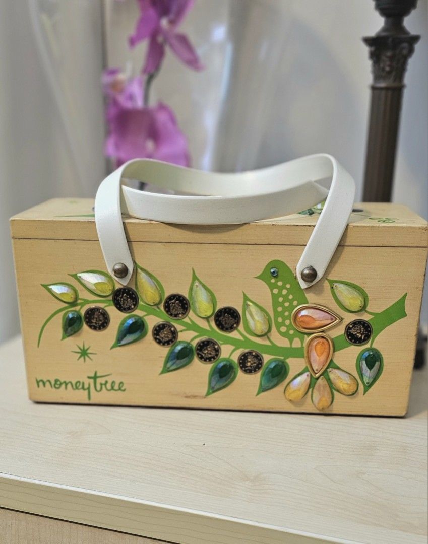 Enid Collins Vintage Wooden Purse, Women's Fashion, Bags & Wallets ...
