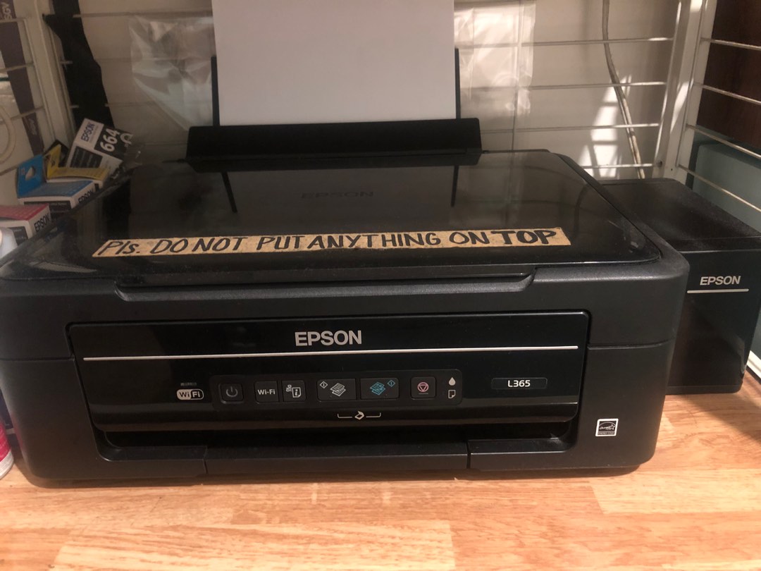 Epson L365 Print Scan WiFi, Computers & Tech, Printers, Scanners ...