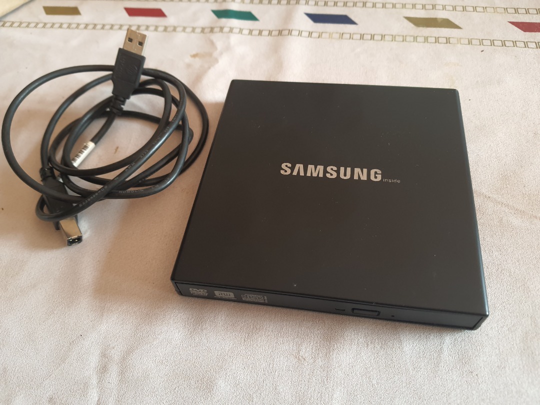 External USB CD DVD Reader Writer Samsung CDR CDRW Disc USB for Laptop ...