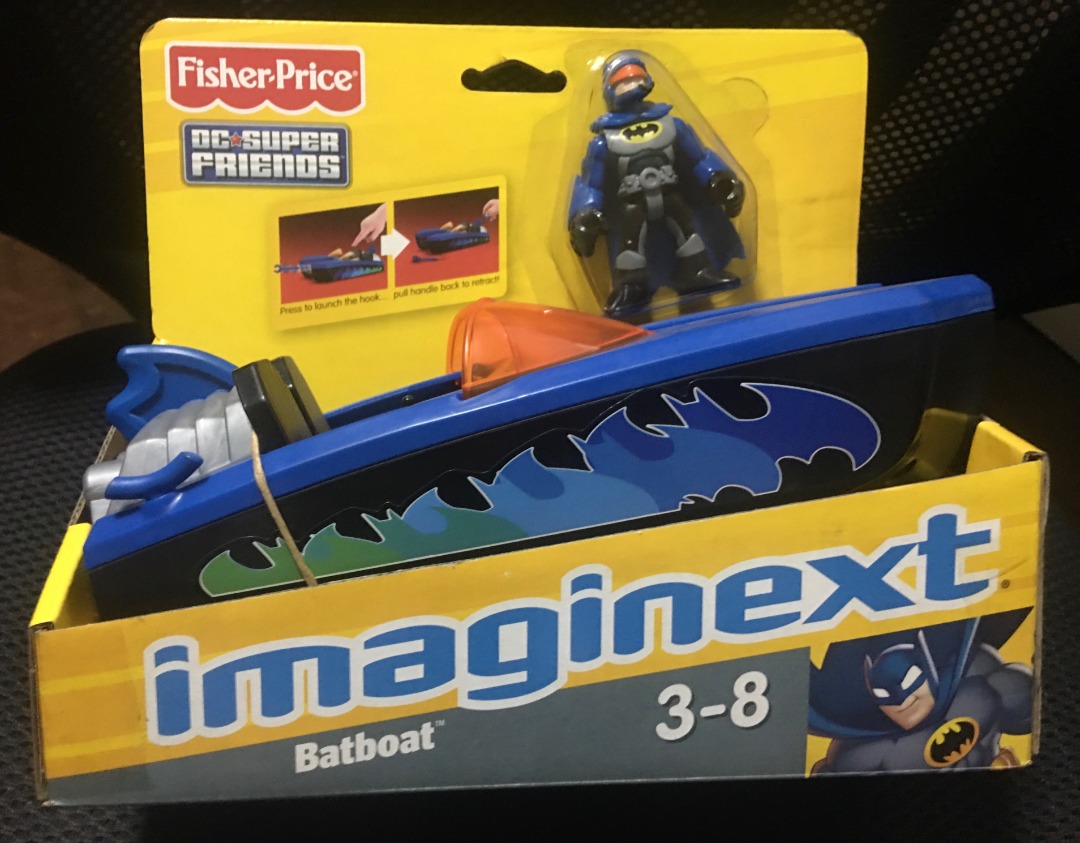 Fisher Price Imaginext Batboat DC Super Friends, Hobbies & Toys, Toys ...