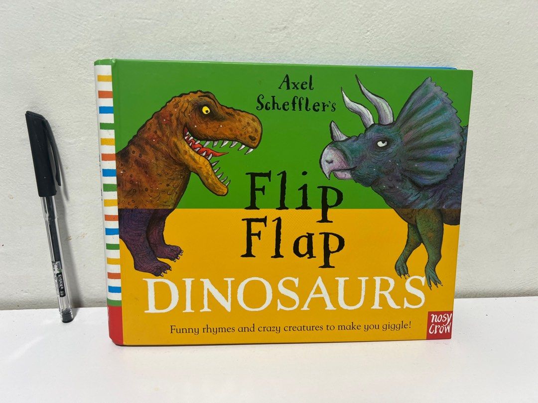 Flip Flap Dinosaurs by Axel Scheffler, Hobbies & Toys, Books ...