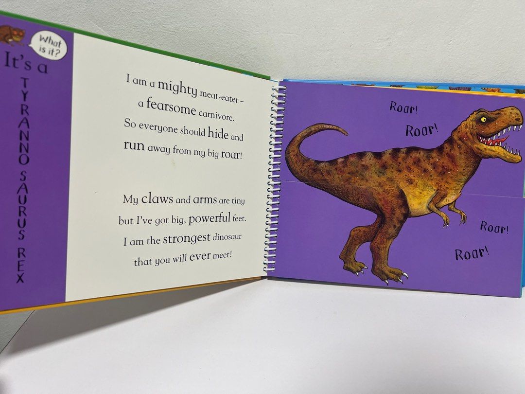 Flip Flap Dinosaurs by Axel Scheffler, Hobbies & Toys, Books ...
