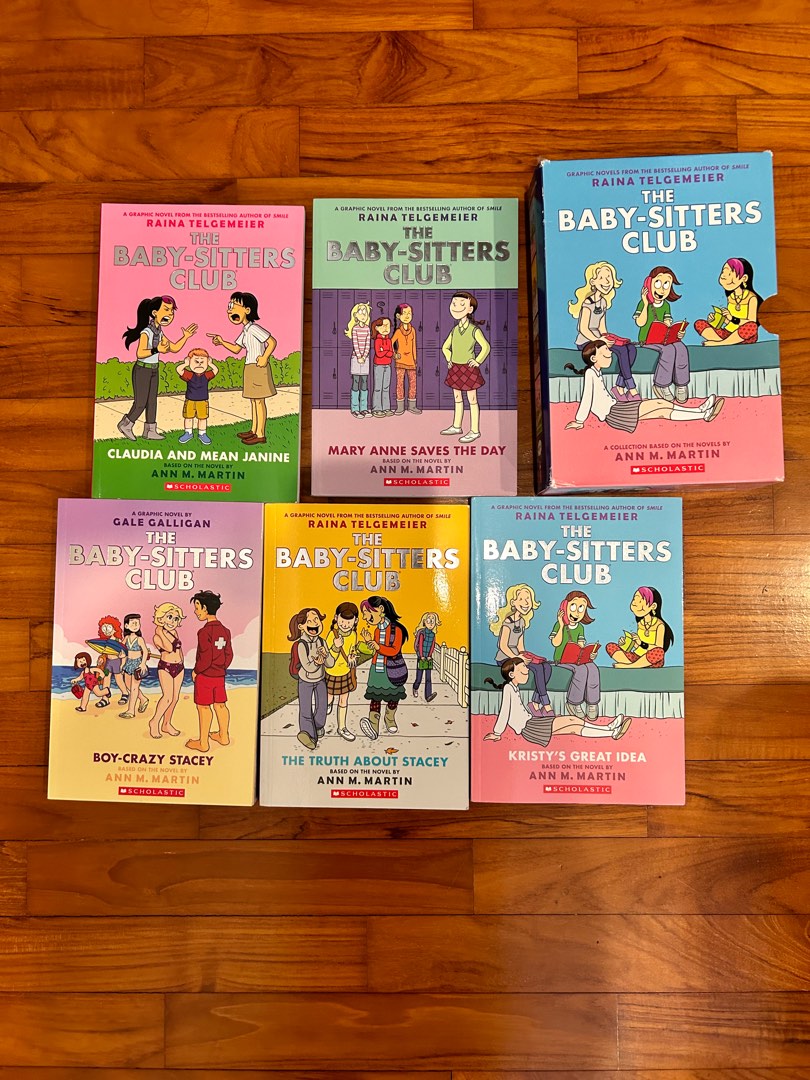 Full color, Boxed Set The Baby-sitters Club + 3 books by Raina ...