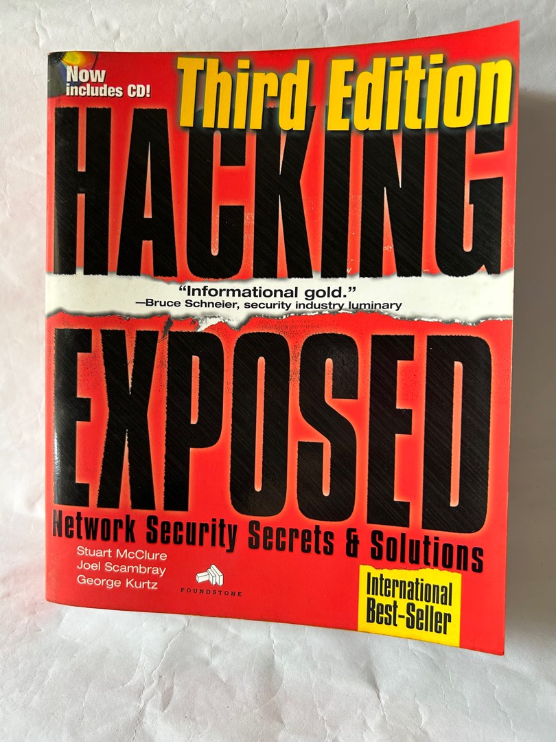 Hacking Exposed Network Security Secrets & Solutions Third Edition, Hobbies & Toys, Books ...