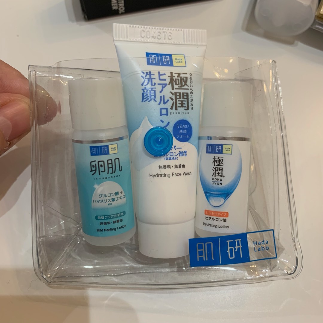 Hada Labo Samples Combo Set of 3 (Hydrating Face Wash, Mild Peeling ...