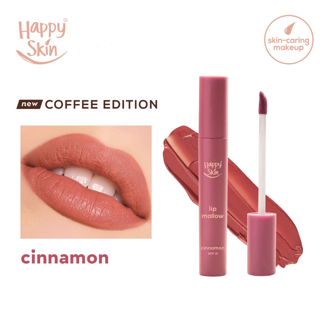 Happy Skin Lip Mallow Plush Matte Lip Mousse New Coffee Edition, Beauty ...