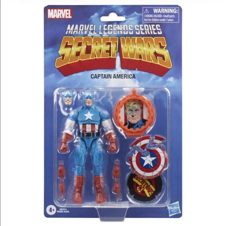 Hasbro Marvel Legends Series Secret Wars Captain America Beyonder ...