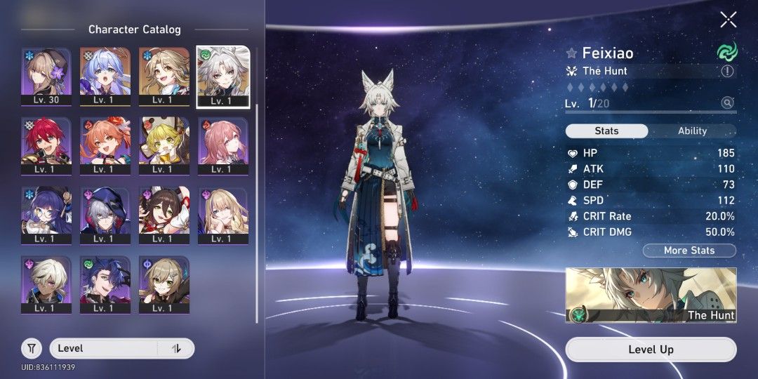 Honkai Star Rail Feixiao + Lc + Robin Account ( Asia ), Video Gaming ...