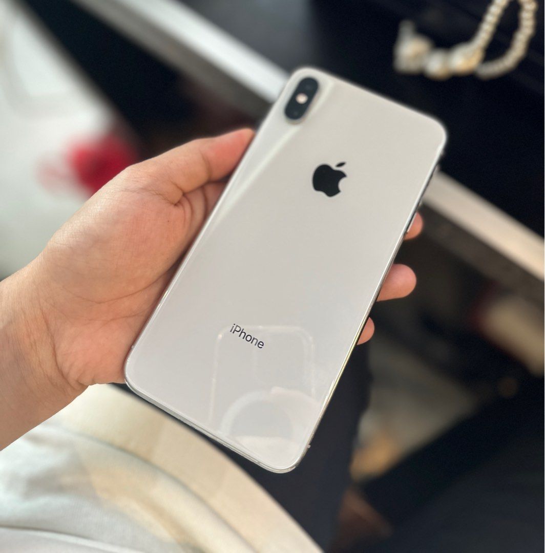iPhone XS Max Silver 256GB, Mobile Phones & Gadgets, Mobile Phones ...