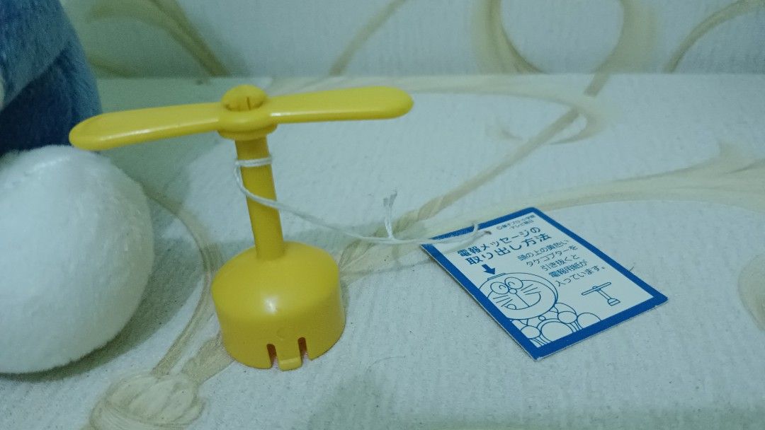 Doraemon Kawaii..secret flying hat blue Doraemon Ntt plush stuffed toy ...