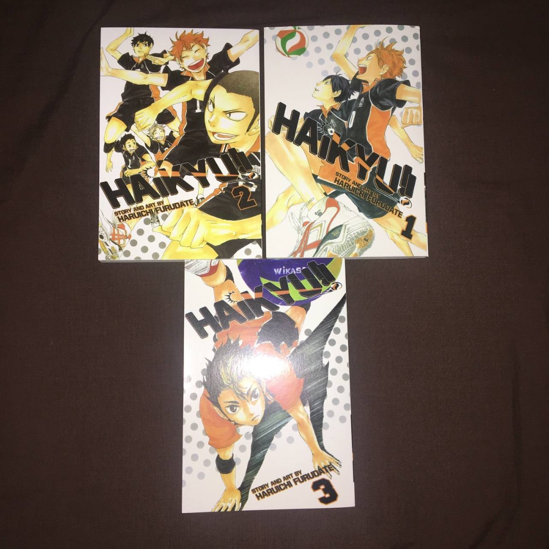 KOMIK MANGA HAIKYUU VOLUME 1, VOLUME 2 & VOLUME 3 UNOFFICIAL, Hobbies ...