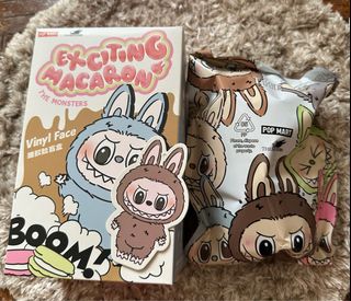 POPMART Labubu THE MONSTERS - Tasty Macarons Vinyl Plush Blind Box ...