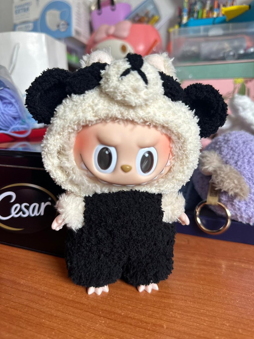Labubu Panda Cloths, Hobbies & Toys, Toys & Games on Carousell
