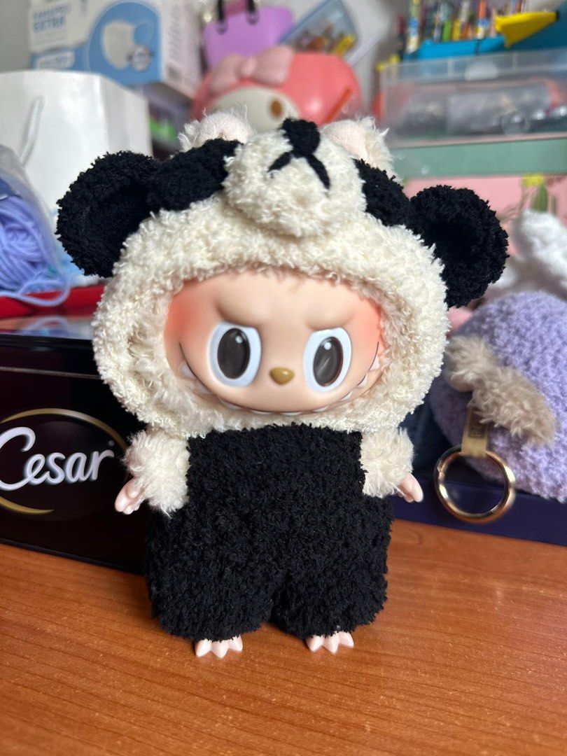 Labubu Panda Cloths, Hobbies & Toys, Toys & Games on Carousell
