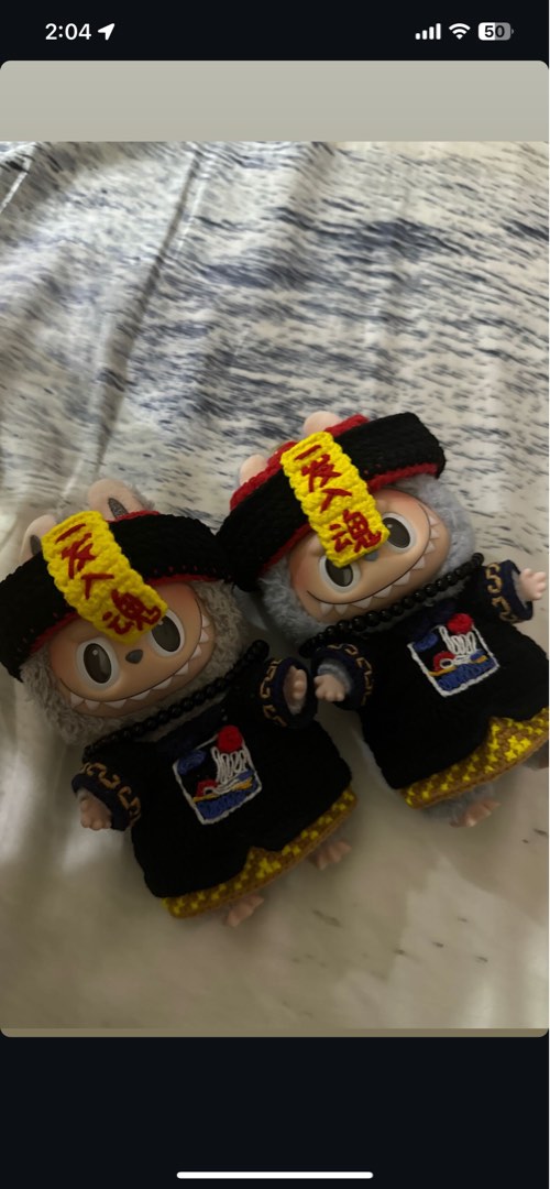 Labubu vampire 僵尸 outfit, Everything Else on Carousell