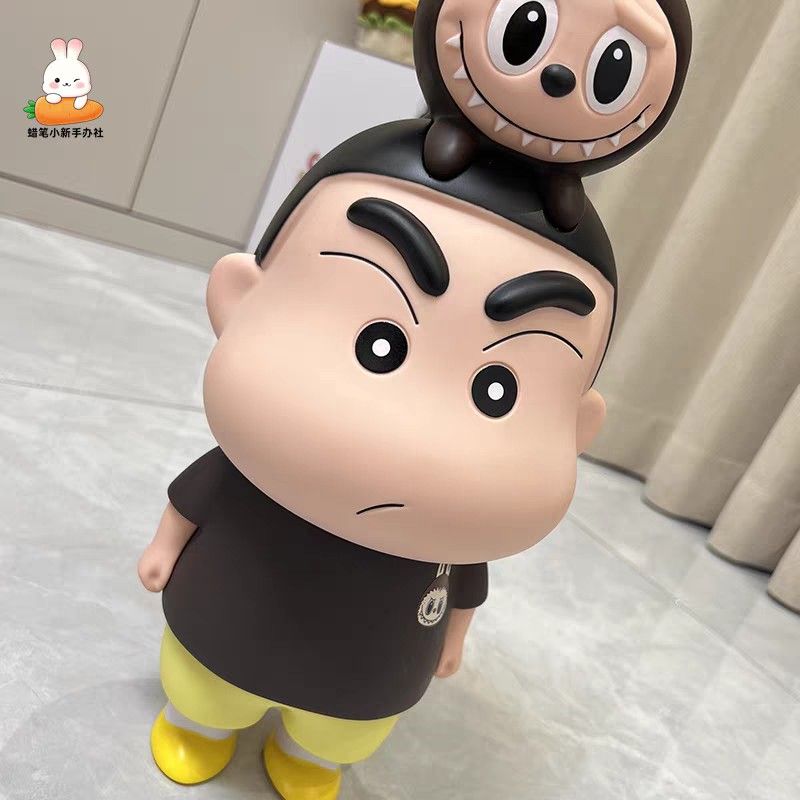 Labubu x Shin Chan, Hobbies & Toys, Toys & Games on Carousell