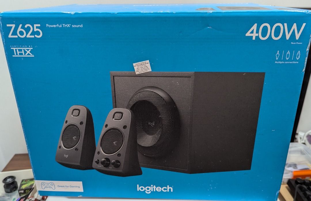 Logitech Z625 THX Speaker System with Subwoofer and Optical Input ...