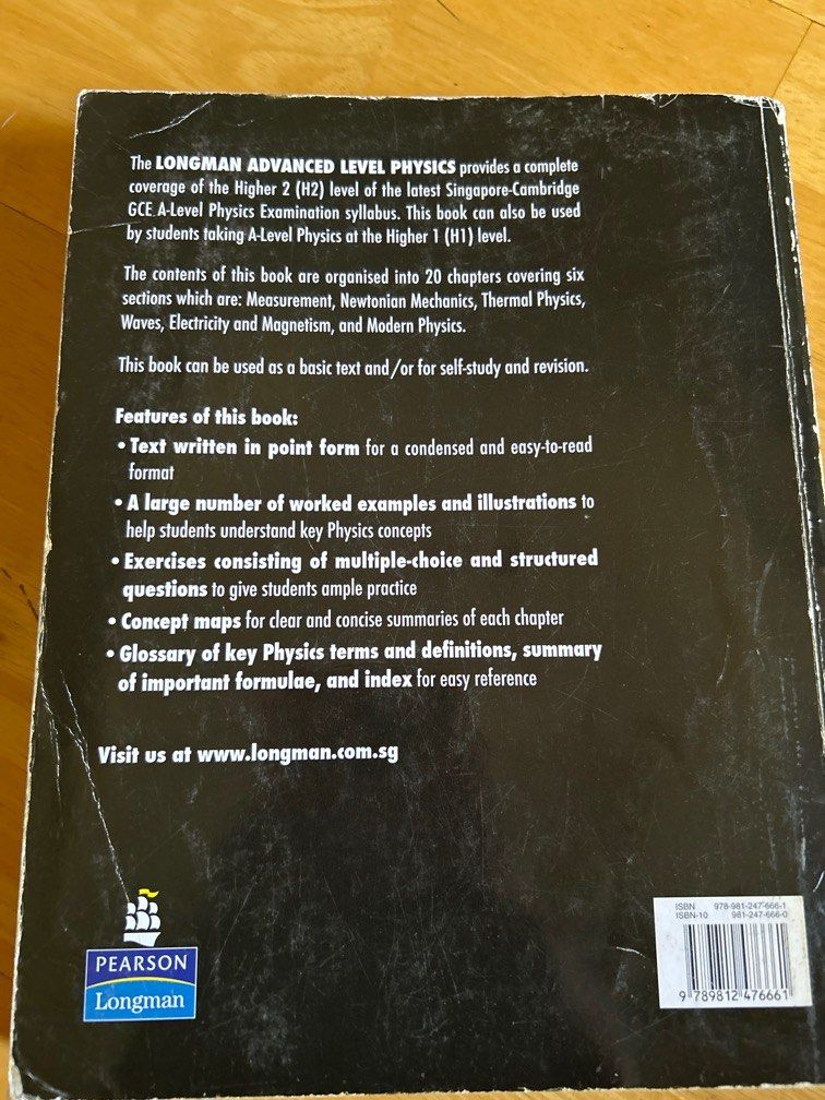 Longman advanced level physics, Hobbies & Toys, Books & Magazines, Textbooks on Carousell