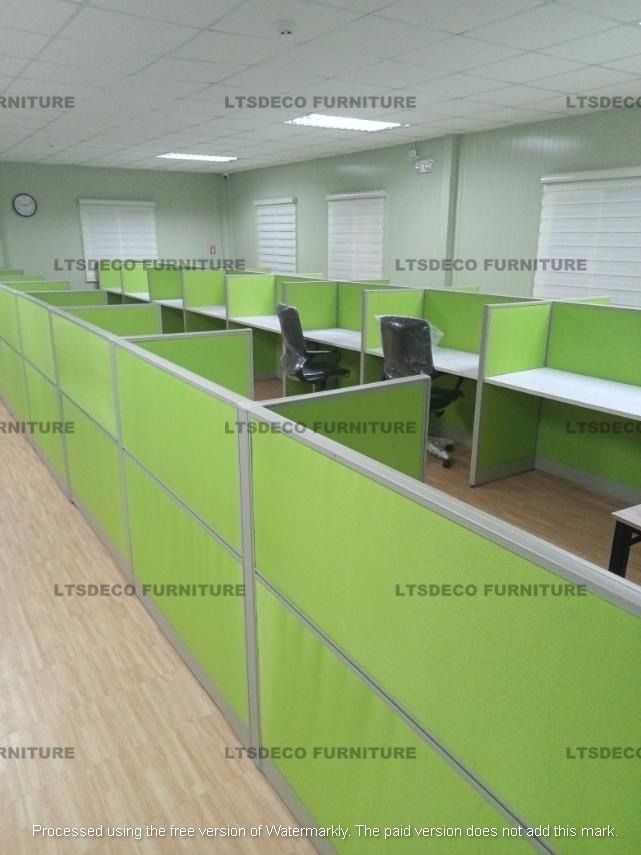 MADE TO ORDER WORKSTATION CUBICLE IN FULL FABRIC PARTITION | OFFICE ...