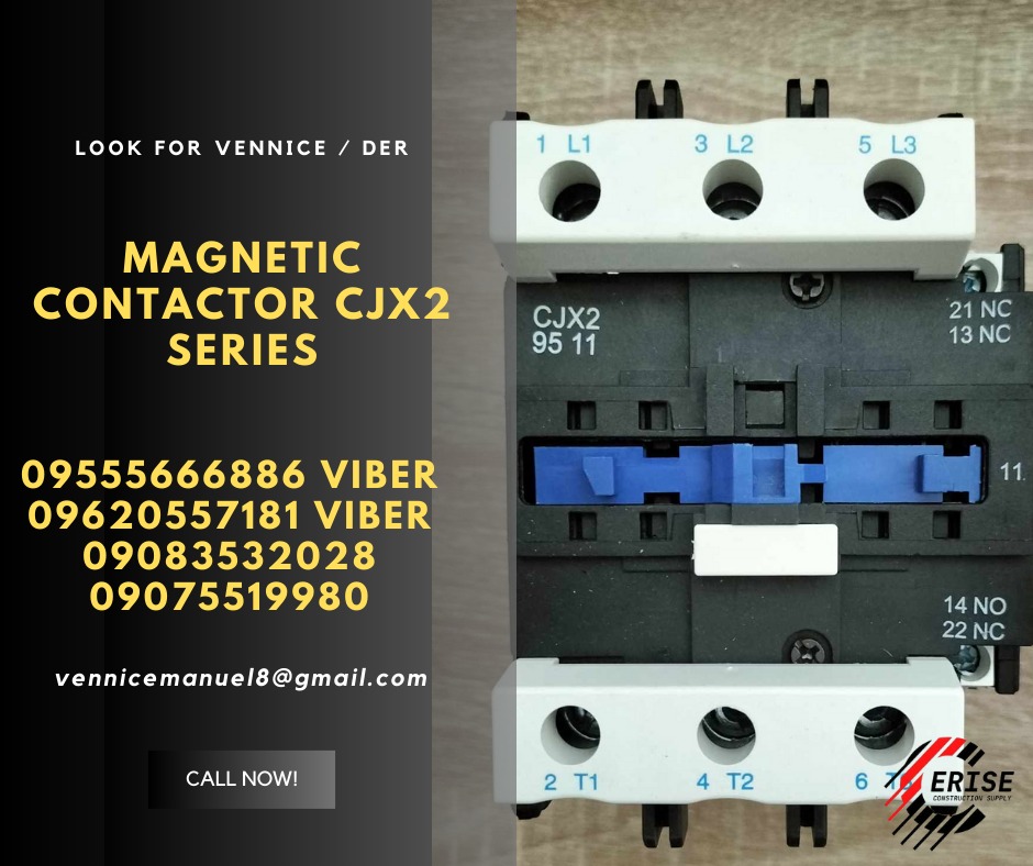 MAGNETIC CONTACTOR CJX2 SERIES, Commercial & Industrial, Construction ...