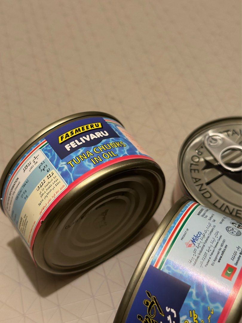 MALDIVES CANNED TUNA CHUNKS IN OIL - PRODUCT OF MALDIVES, Food & Drinks ...