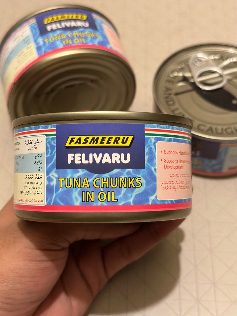 MALDIVES CANNED TUNA CHUNKS IN OIL - PRODUCT OF MALDIVES, Food & Drinks ...