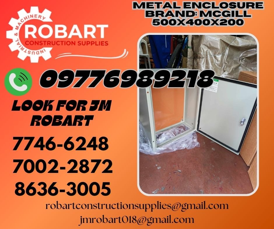 metal enclosure brand: mcgill 500x400x200, Commercial & Industrial ...