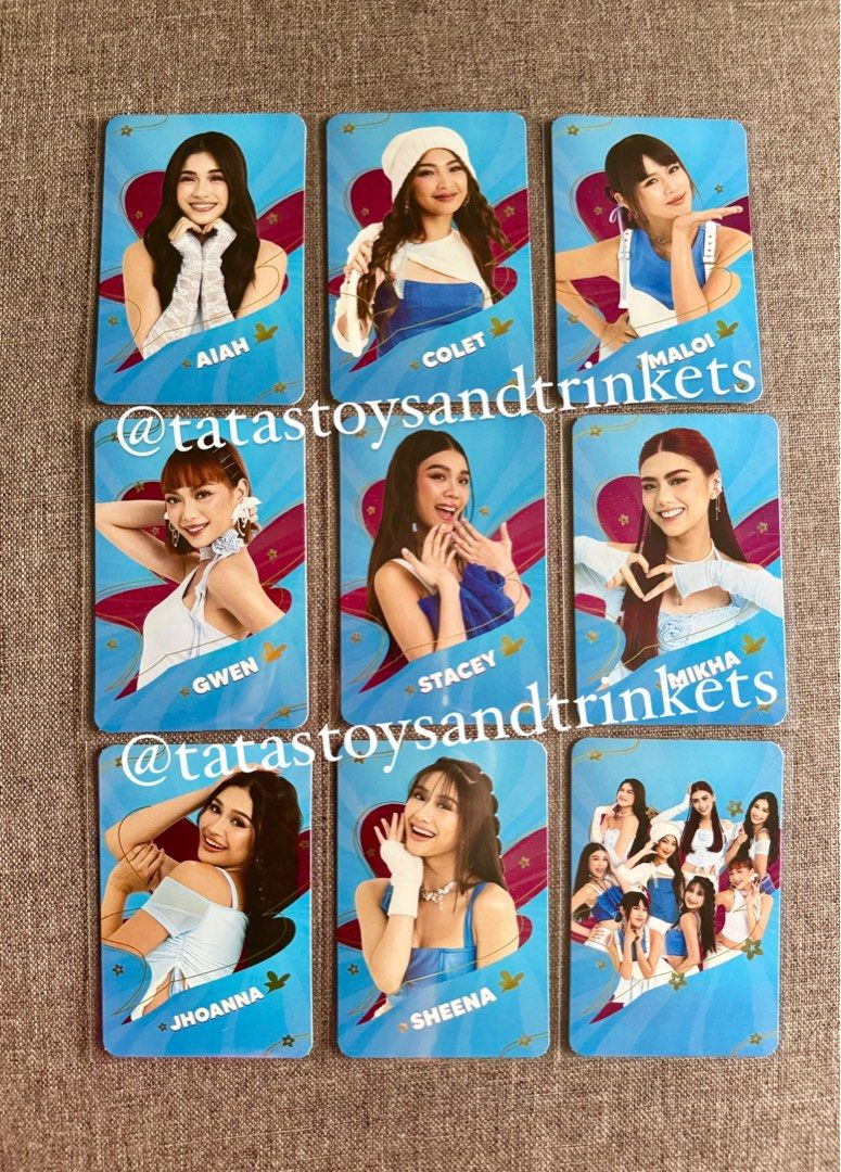 Modess x Bini - Complete Photocard Set, Hobbies & Toys, Memorabilia ...