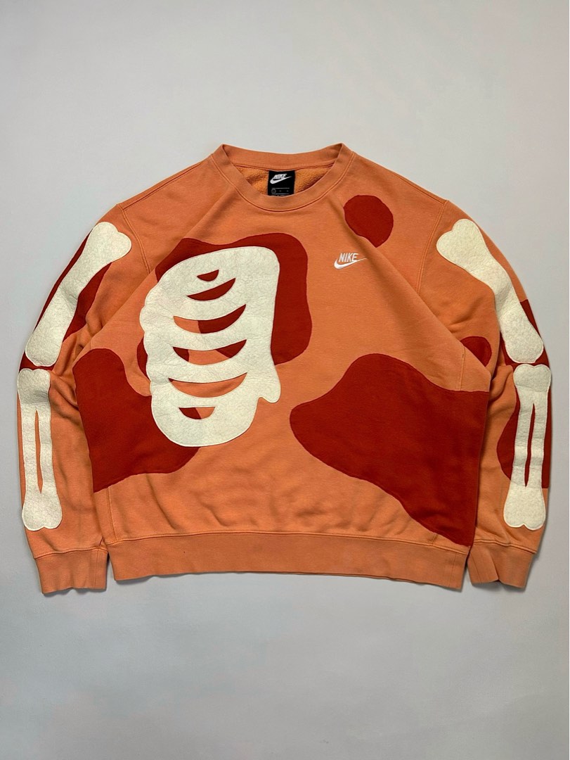 NIKE SKELETON SWEATSHIRT (REWORKED), Men's Fashion, Tops & Sets ...
