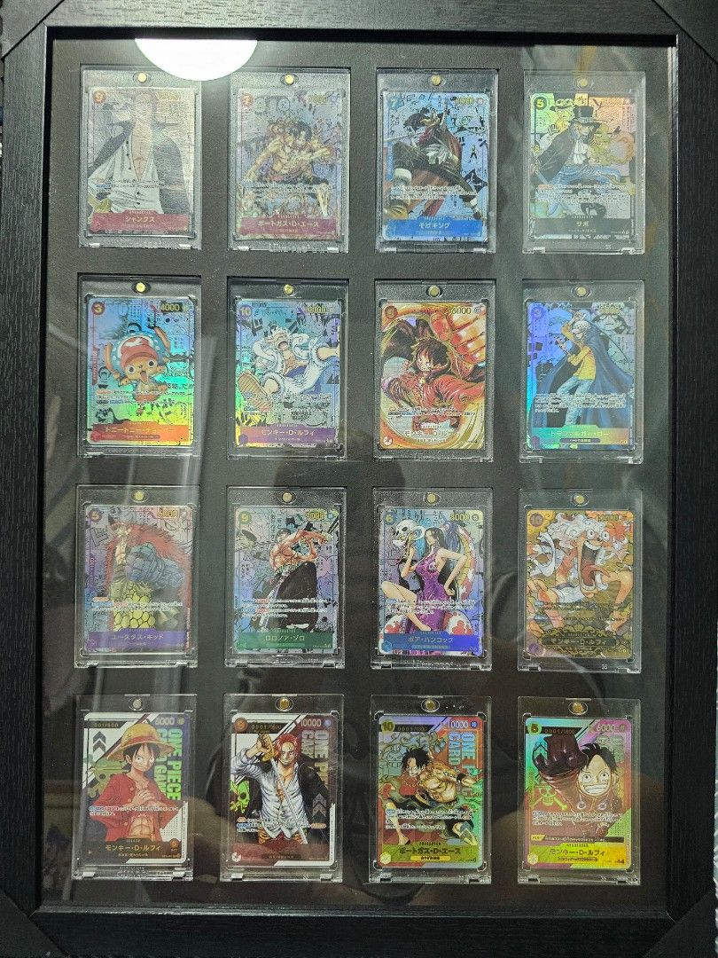 One Piece TCG Proxy Display Set + Frame, Hobbies & Toys, Toys & Games ...