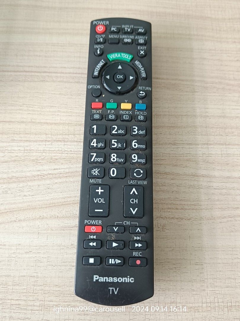 Panasonic TV Remote, TV & Home Appliances, TV & Entertainment, TV Parts ...