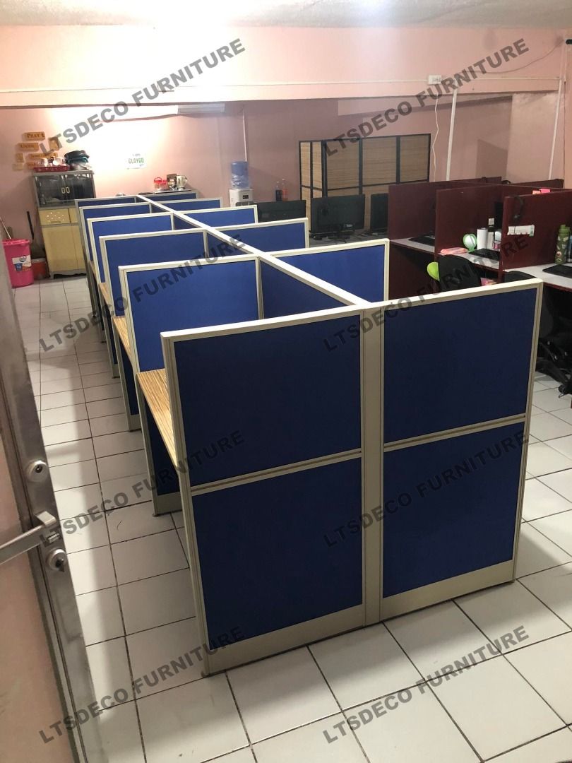 PARTITION MODULAR CUBICLE OFFICE PARTITION, Furniture & Home Living ...