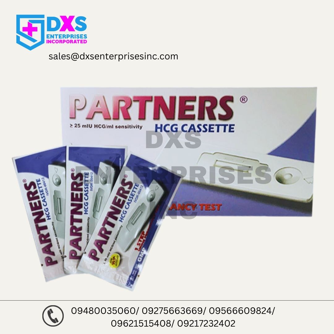 PARTNERS HCG CASSETTE PREGNANCY TEST KIT, Health & Nutrition, Medical ...