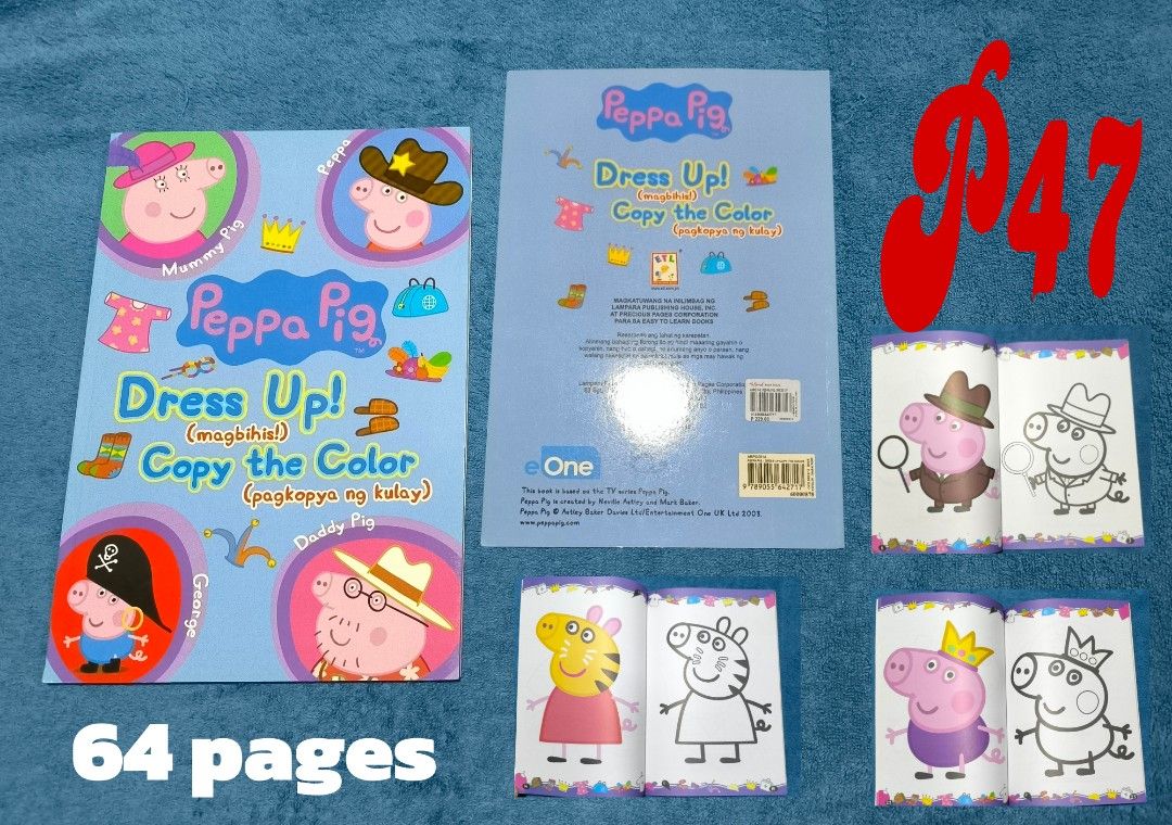 PEPPA PIG Math/Alphabet/Writting/Coloring/Activity/Learning Books Kids ...