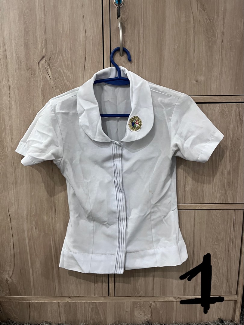 PLM UNIFORM BLOUSE, Women's Fashion, Tops, Blouses on Carousell