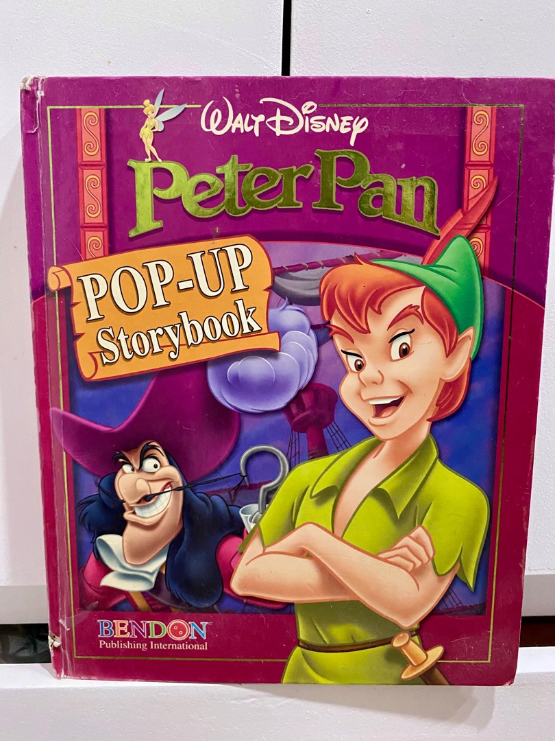 Pop Up Peter Pan Hardcover Storybook, Hobbies & Toys, Books & Magazines ...